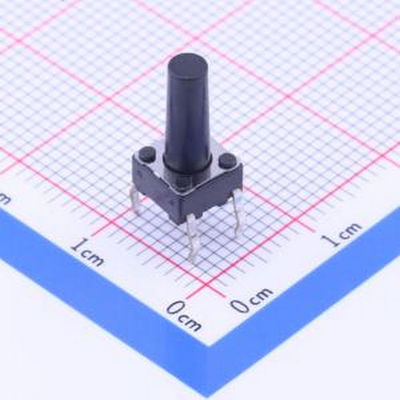SKHHDTA010 6*6*13mm 直插 轻触开关 插件 轻触开关