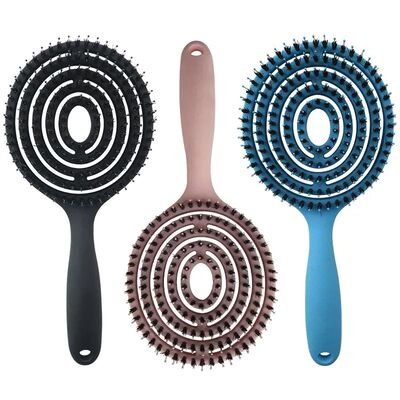 1Pc Hair Comb Bristle Nylon Massage Detangling Hair Brush Fo