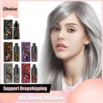Hair Dyeing Shampoo 3-in-1 Rapid Hair Dyeing Repair Dry Clea