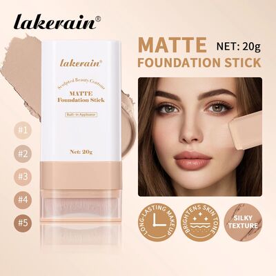 Matte Foundation Stick Waterproof Coverage Travel Flawless E