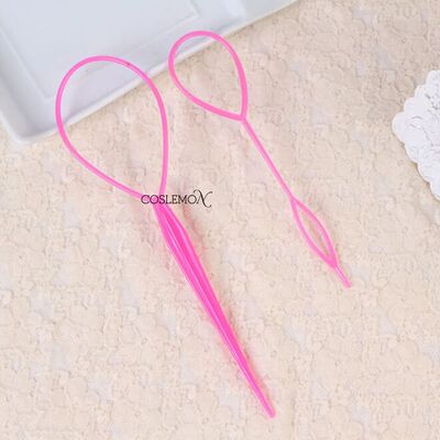 Braid Hair Accessories 2pcs/set Ponytail Creator Plastic Loo