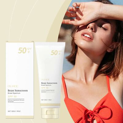 SPF 50+ Mild Moisturizing Sunscreen Soothe Cool Sunblock UVA