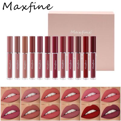 6 pieces/set matte liquid lipstick set non fading and non st