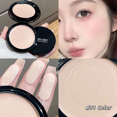 Soft Focus Cream Foundation Palette Silky Texture Moisturizi