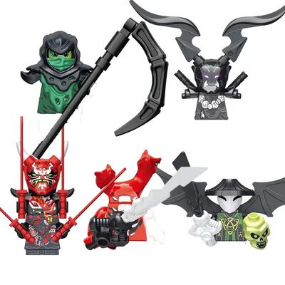 Ninja Cartoon Figure Bricks Morro Oni Omega Mini Building Bl