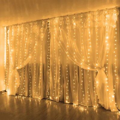 Curtain Garland Led String Lights Festival Christmas Decorat