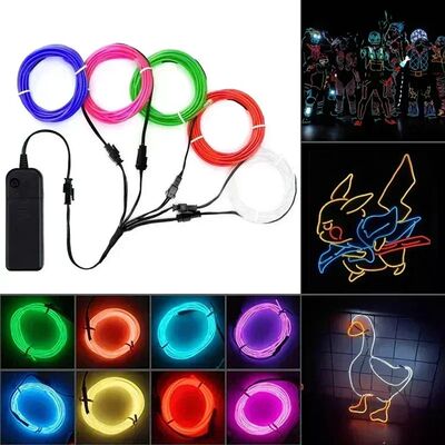 Flexible LED Neon Light Glow Illuminator Rope Cable LED Ligh