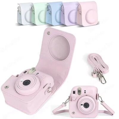 For Instax Mini 12 Camera Case PU Leather Soft Protective Ca