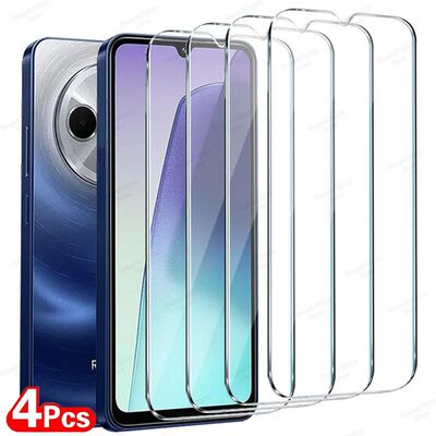 4PCS Screen Protector For Redmi 14C 13 13C 12 10C A1 Plus A3 A2 10A 10 9T 9C 9A 9i 9 12C K60 Tempere