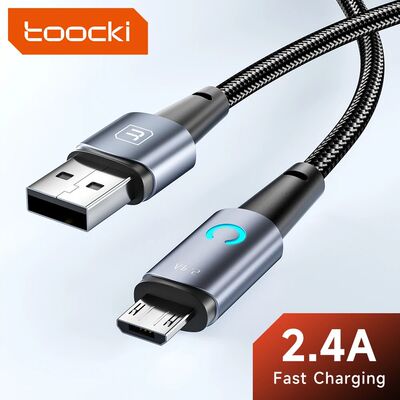 Micro USB Cable for Samsung S10 2.4A Quick Charging Quick Charge Micro Cable for Fan Headphone LED P