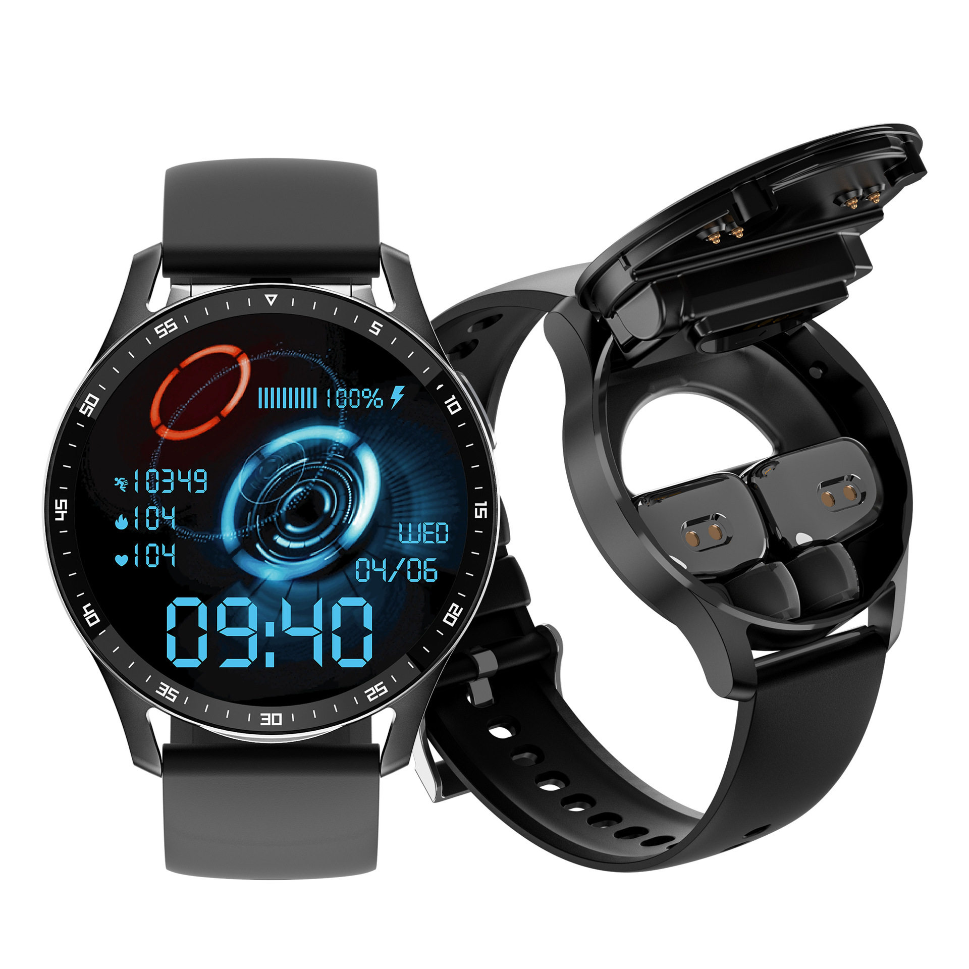 X7 Smart Watch Bluetooth Headset 2-in -1 Tws Wireless