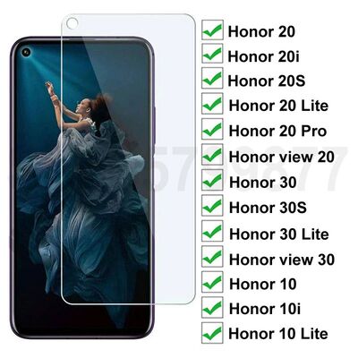 9D Protection Glass On For Huawei honor View 20 30 20S 30S Tempered Screen Protector For Honor 30 20