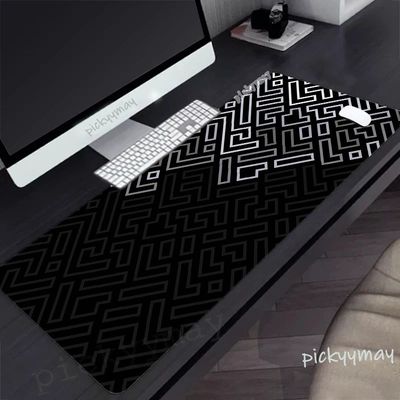 Gaming Mousepads Geometric Lines Mousepad Large Mouse Mat Bi