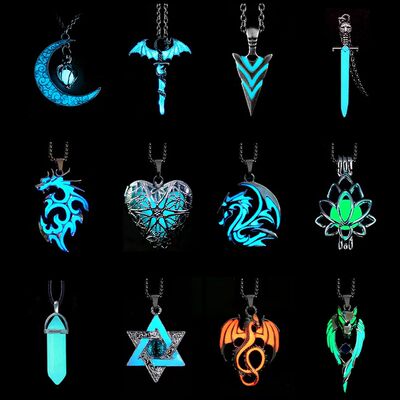 Luminous Dragon Necklace Glowing Night Fluorescence Antique
