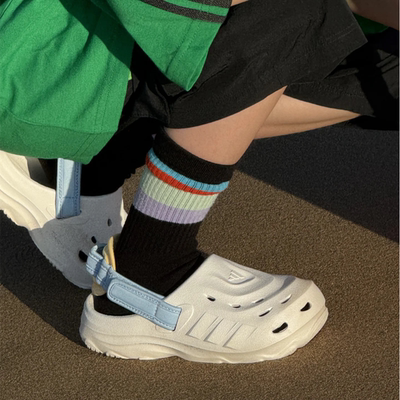 ADIDAS阿迪达斯大童女子洞洞鞋运动秋夏新MAXXCLOG凉拖鞋JR0099