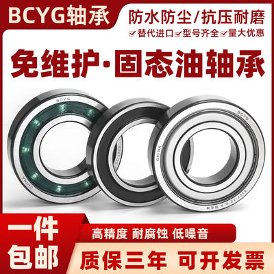 BCYG岩烨固态油脂6300 6301 6302 6303 6304 6305 6317防水轴承RS