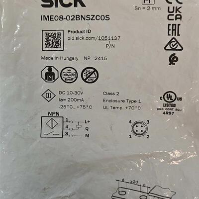 西克接近开关IME08-02BNSZC0S 订货号10511