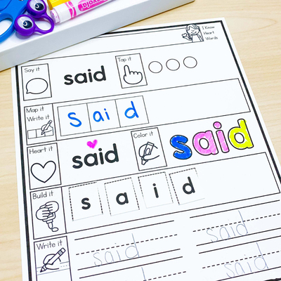 Sight Words 高频词练习