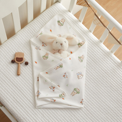 5A新生婴儿产房包单纯棉布包宝宝包巾被初生儿襁褓裹巾抱被盖毯