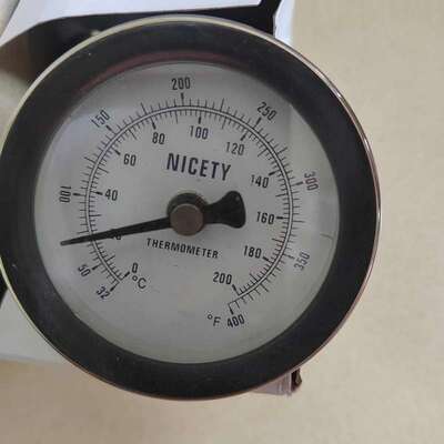 {议价}NICETY温度表，圆形表盘，量程0-200°C（0-400