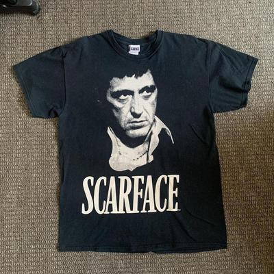 Scarface movie T-shirt短袖t恤 Black Sick design Boxy