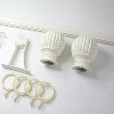 加厚三色铝合金纳米单杆罗马杆