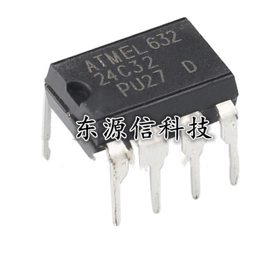 AT24C32N-PU27 直插 DIP-8 存储IC 芯片 国产全新 24C32