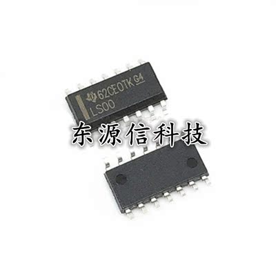 全新正品  SN74LS00DR 74LS00 贴片SOP-14  2输入端四与非门