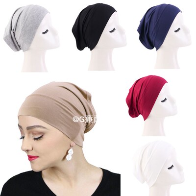 弹力开口头巾帽打底民族