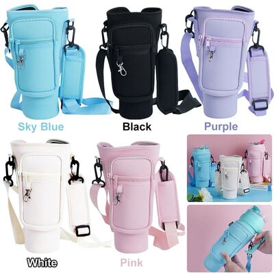 40oz Neoprene Water Bottle Carrier Bag For Stanley Quencher
