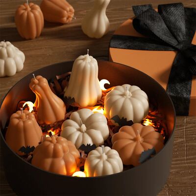Nicole Pumpkin Molds for Candles Scented Soy Wax Candle Maki