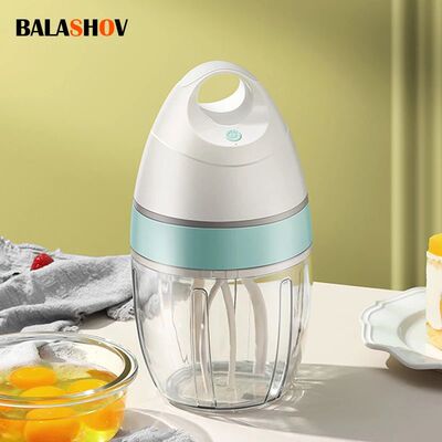 Household Automatic Whisk Electric Milk Frother Whipped Crea