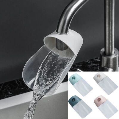 Faucet Extender Silicone Water Tap Extension Sink Children W