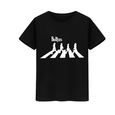 披头士纯棉短袖t恤