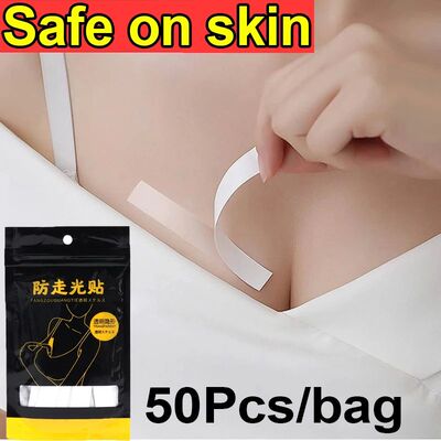 50pcs Anti-slip Invisible Safe Body Tape Adhesive Dress Clot