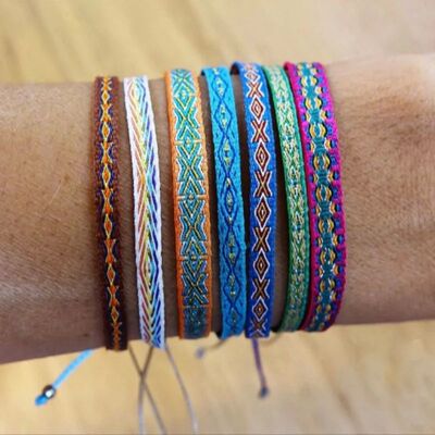 Handwoven Bracelet Colombia Cloth Braided Wristband Bracelet