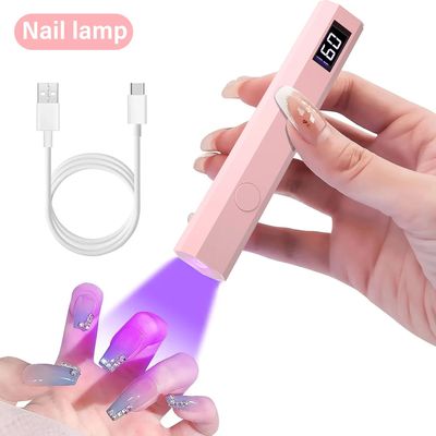 Rechargeable Mini UV LED Nail Lamp Handheld Nail Drying Lamp