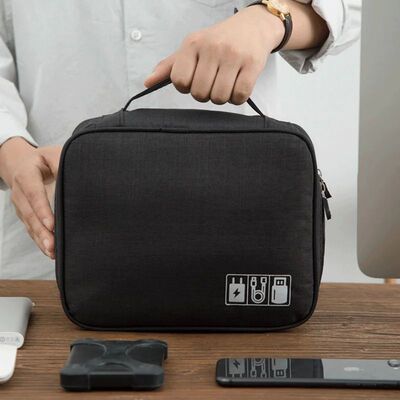 Travel Electronic Digital Storgage Bag Multi-Function Earpho
