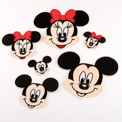 卡通动漫布贴米奇衣服刺绣修补