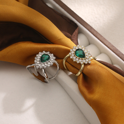 高档丝巾扣气质交叉环水滴百搭衬衫丝带飘带环扣衣角扣腰带打结扣