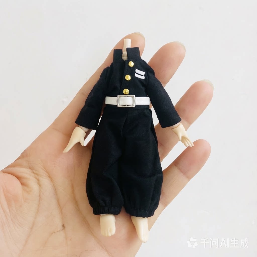 ob11雪糕体gsc鬼灭娃衣和风娃娃炭治郎弥豆子衣服手工制作换装服