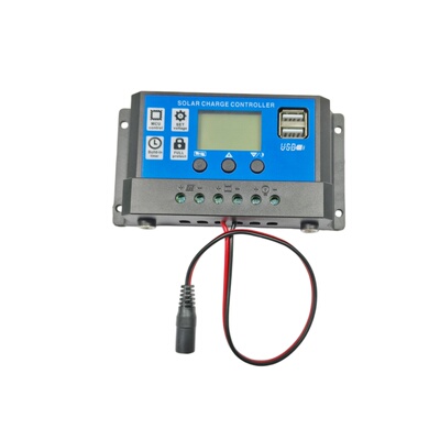 DC5521母头10A20A30A太阳能控制器12V11.1V太阳能充电控制器