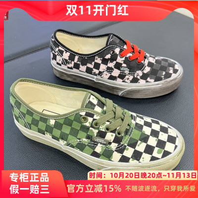 VANS棋盘格帆布鞋板鞋低帮板鞋