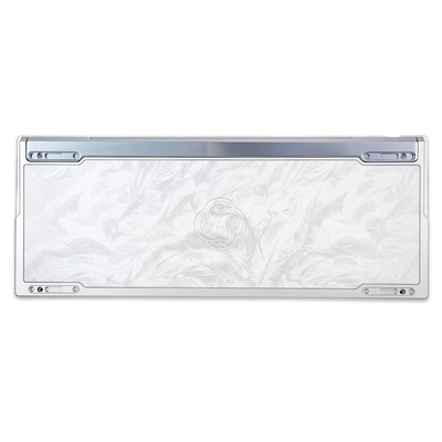 CLT60羽毛镭雕铝键盘外壳快拆版