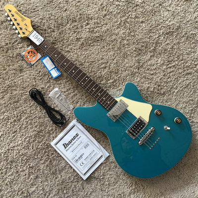 印尼产 Ibanez 依班娜 艾宾斯 RC520 旅行电吉他弦穿体金属蓝库存