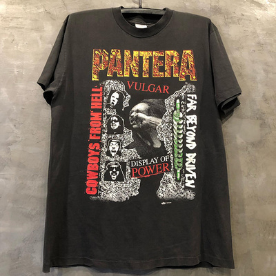 pantera潘多拉古着vintage短袖潮