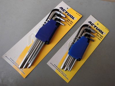 上海ACTUAL安信公制特长六角扳手