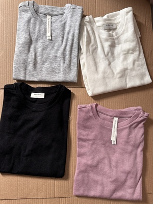 aritzia babaton 羊毛短袖天丝T恤 瑜伽运动上衣