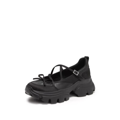 商场同款26新款玛丽珍鞋运动厚底增高浅口鞋单鞋女鞋鞋子ECE74AQ6