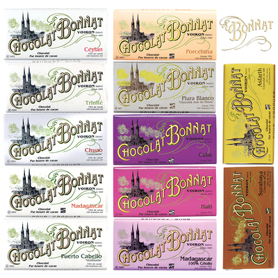Bonnat75%100%黑巧克力